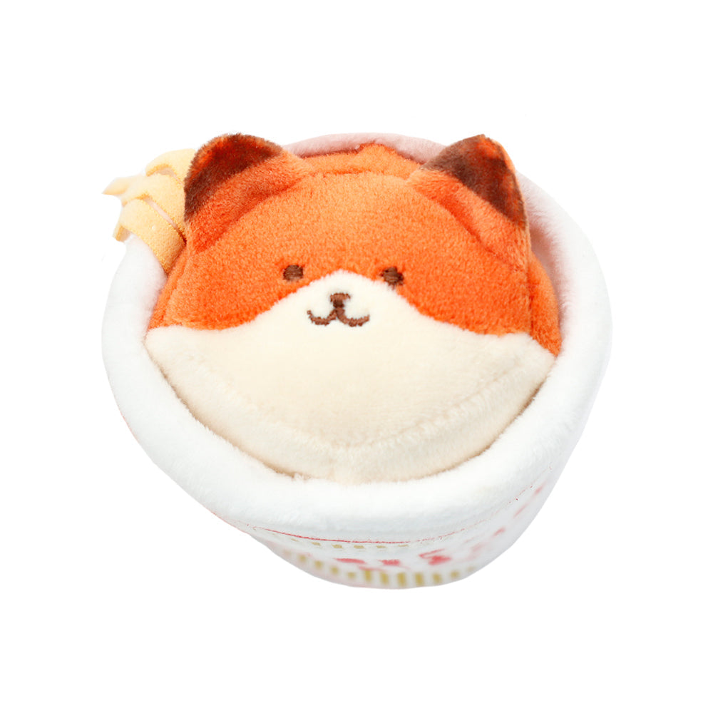 Cup Noodles Foxiroll Plush Keychain – Anirollz