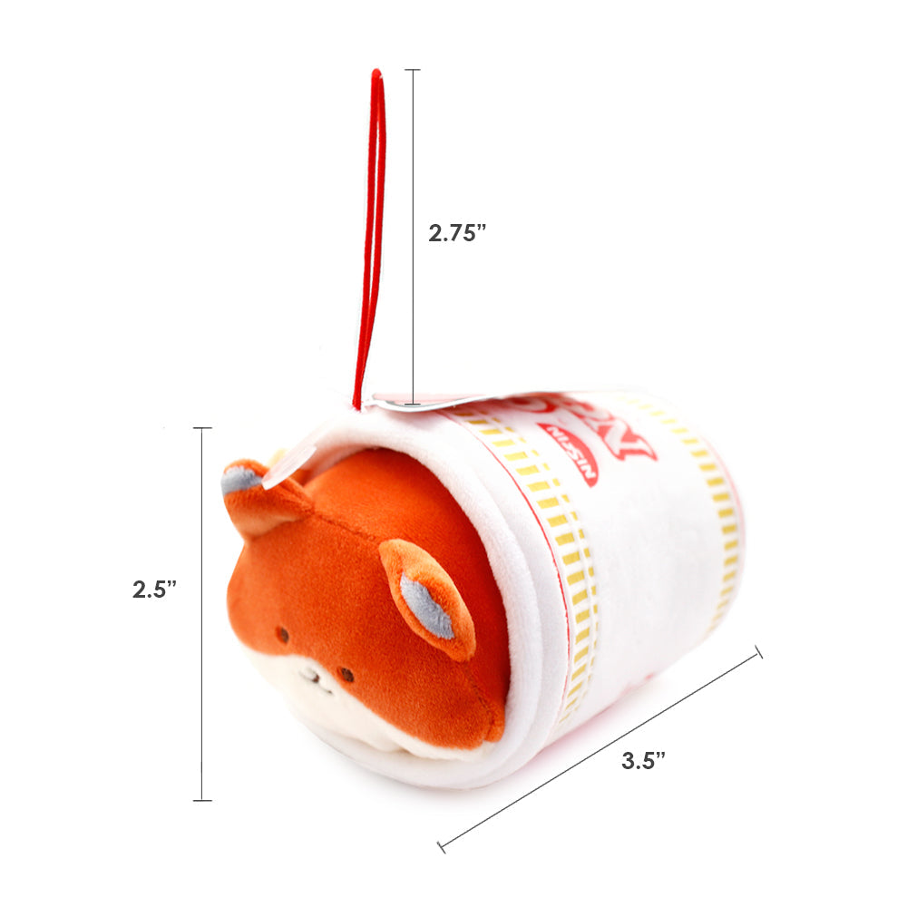 Cup Noodles Foxiroll Plush Keychain – Anirollz